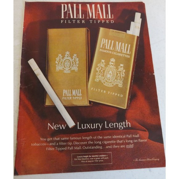 Pall Mall Cigarettes | Wall Decor | 967 Pall Mall Cigarettes ...